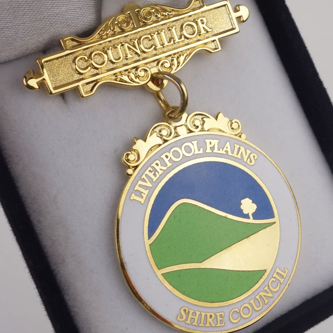 Buy Liverpool Plains Shire Council Councillor Badge Online at George H ...