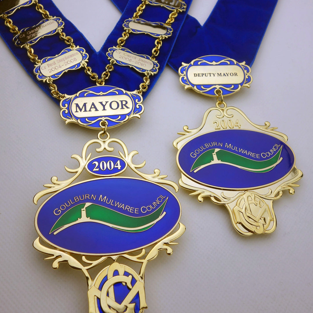 Goulburn Mulwaree Council Mayor & Deputy Chains of Office | George H ...
