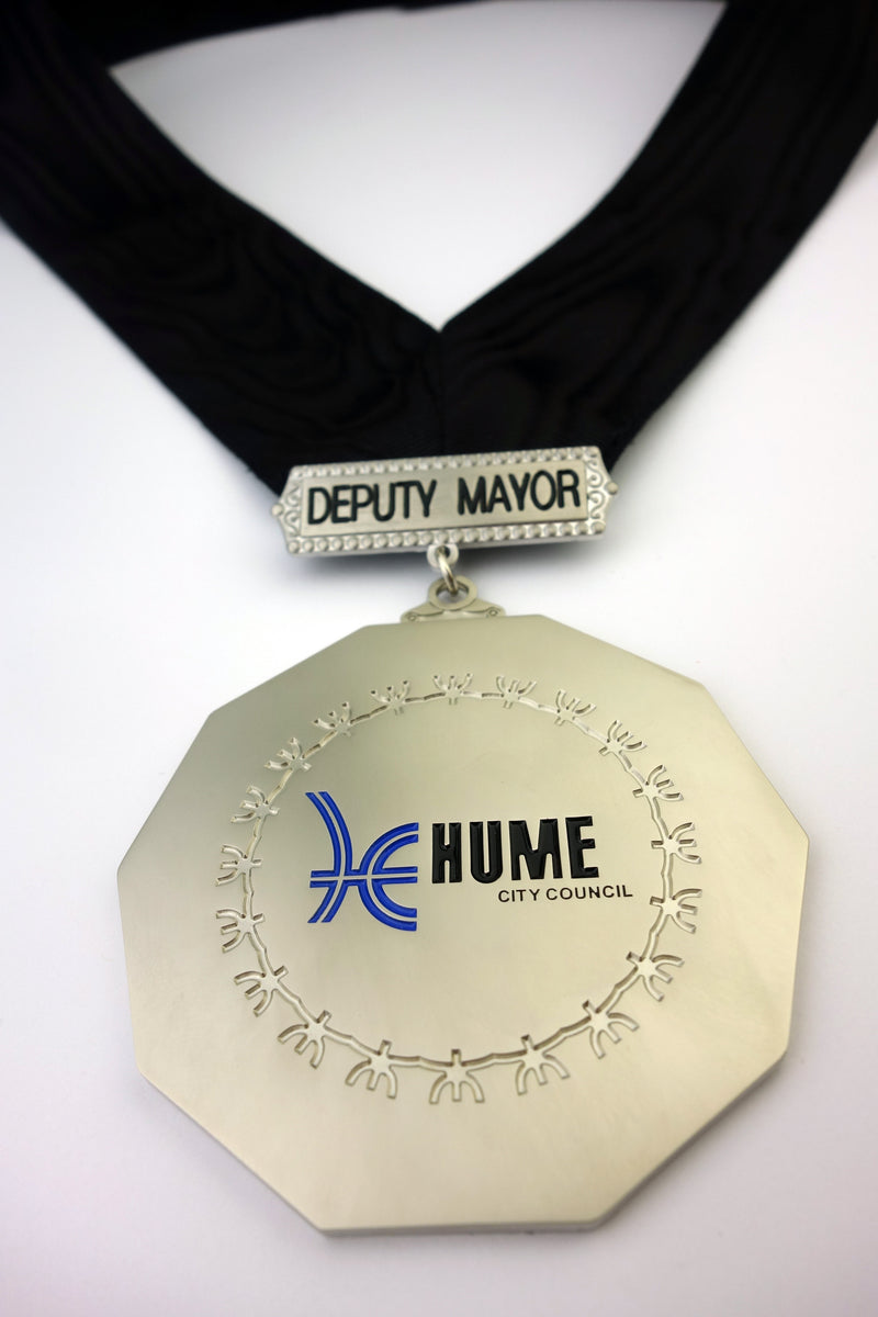 Hume City Council Mayor & Deputy Mayor Medallions with Collars | George ...