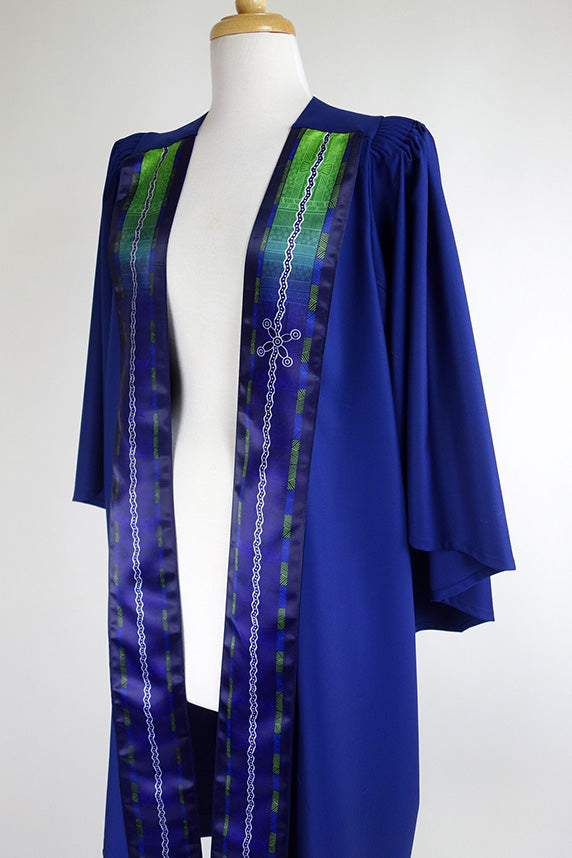 Buy Mayor Robe Indigenous Art Facing, City of Palmerston, Blue Online ...